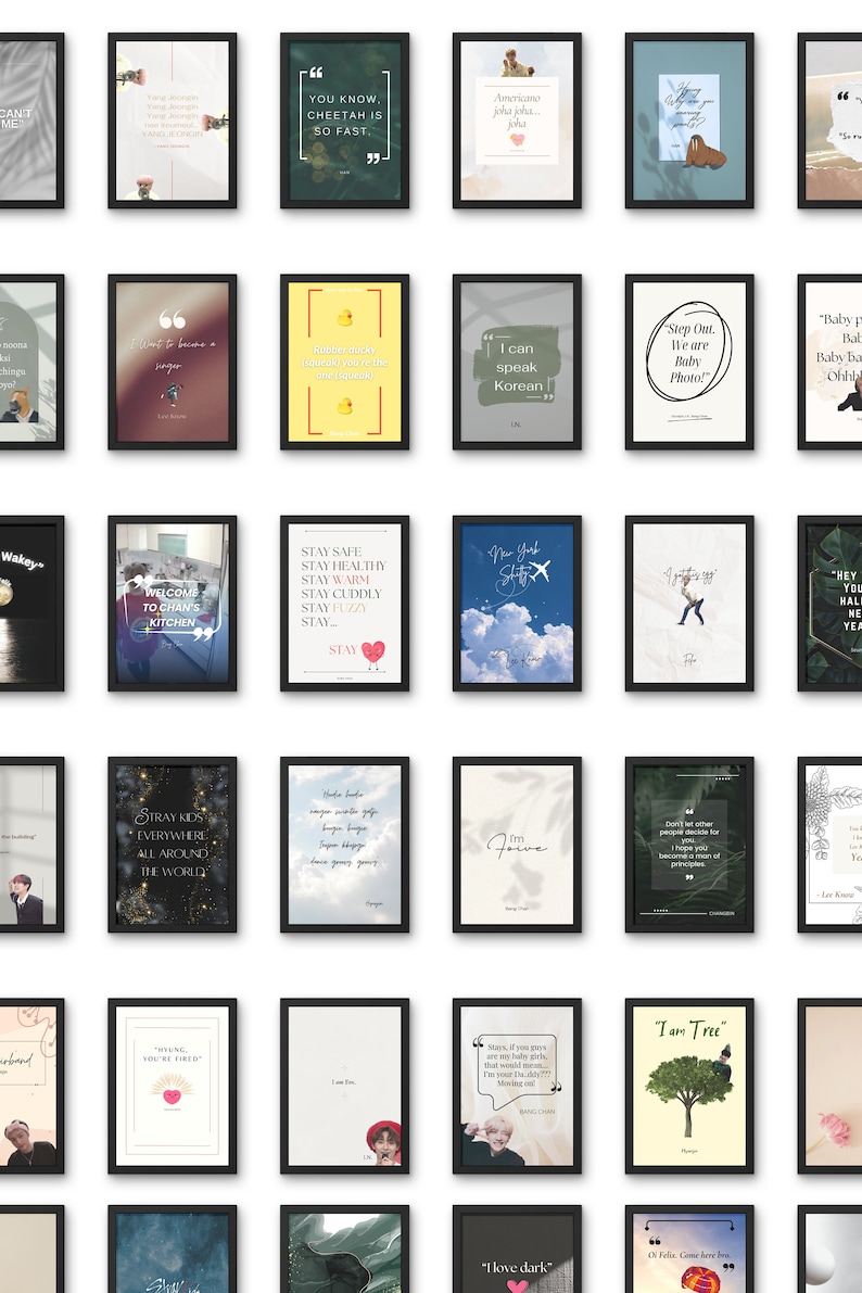 Stray Kids Kpop Meme Prints: Inspirational SKZ Quotes (digital Download ...