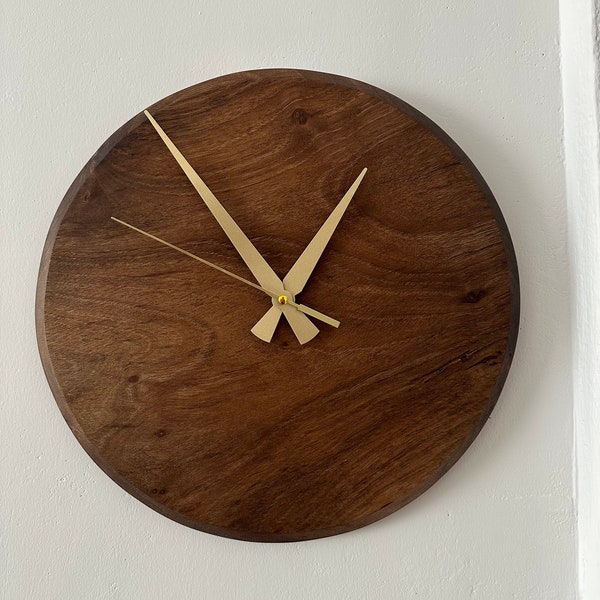 Walnut Wall Clock - Etsy
