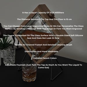 Personalized Whiskey Dispenser - Wooden Alcohol Dispenser - Big Whiskey ...