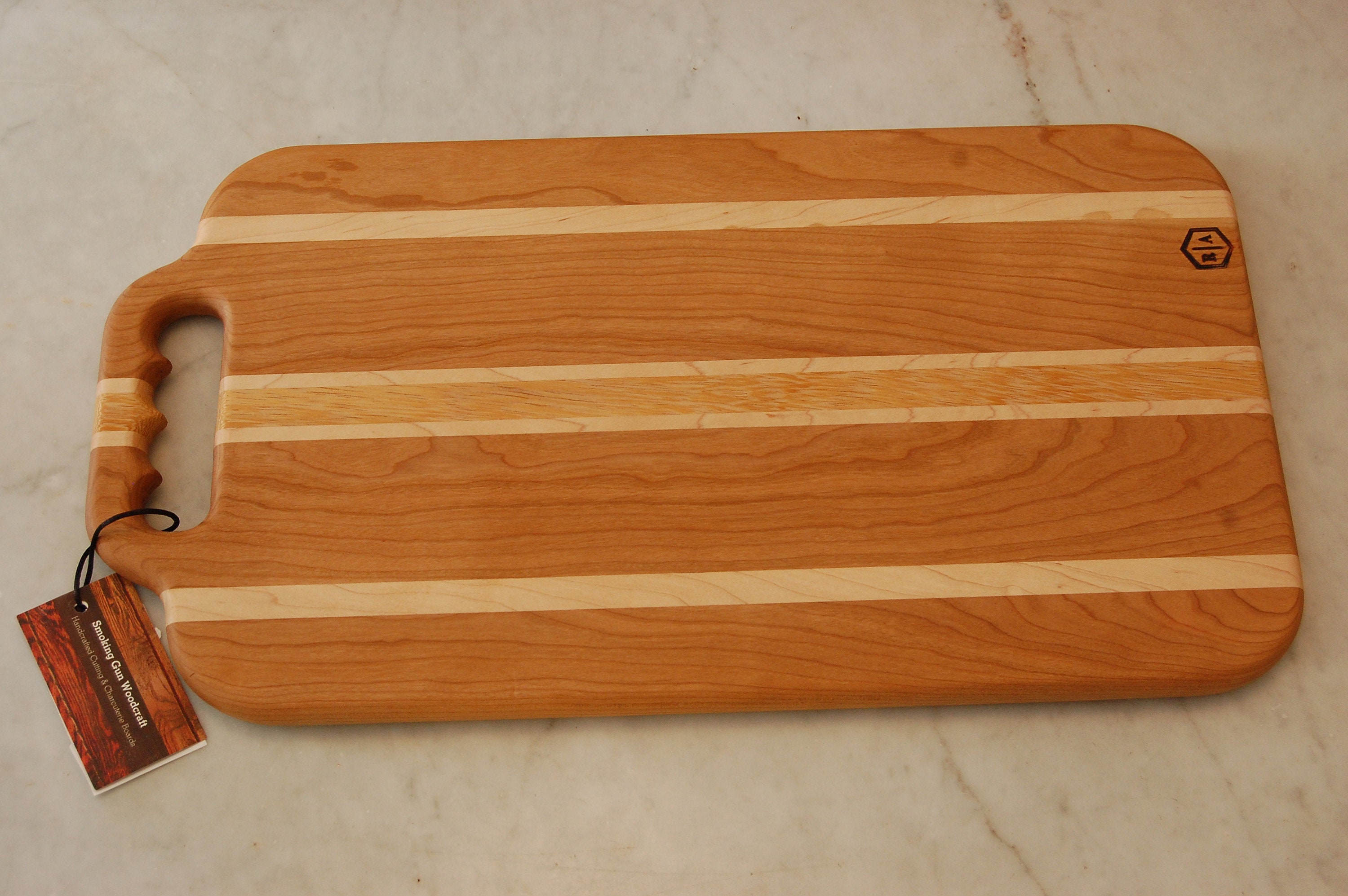 Cutting Board With Finger Grip Handle - Etsy