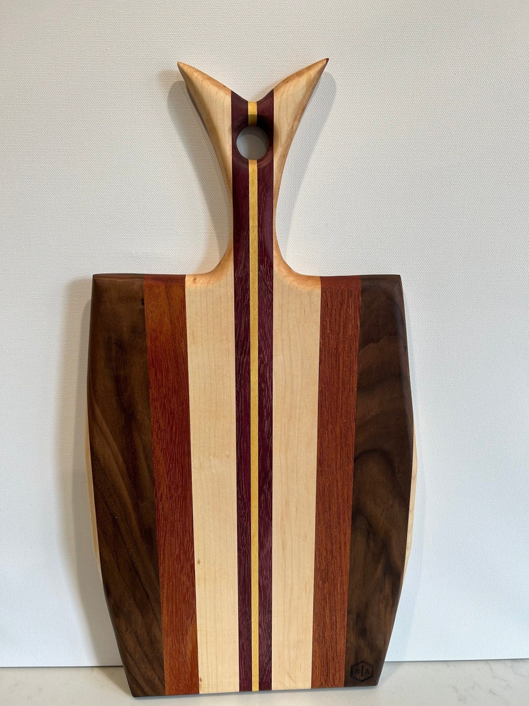 Cutting Board With Fishtail Handle - Etsy