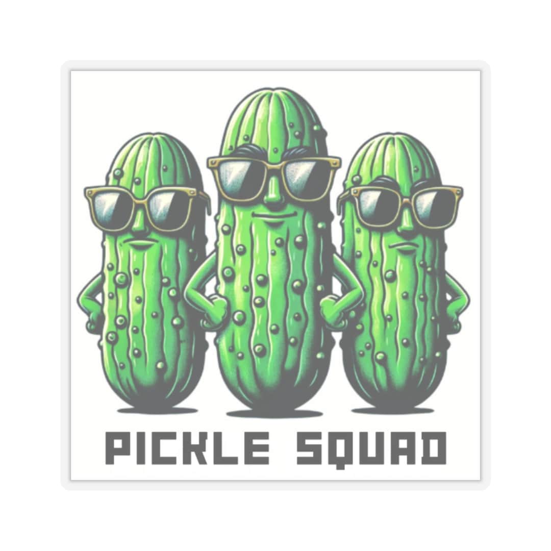 Pickle Squad Sticker: Deck Out Your Gear - Etsy