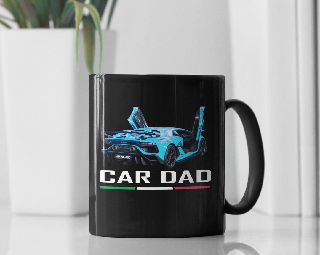 Supercar Coffee Mug: Black Ceramic Car Guy Gift - Etsy