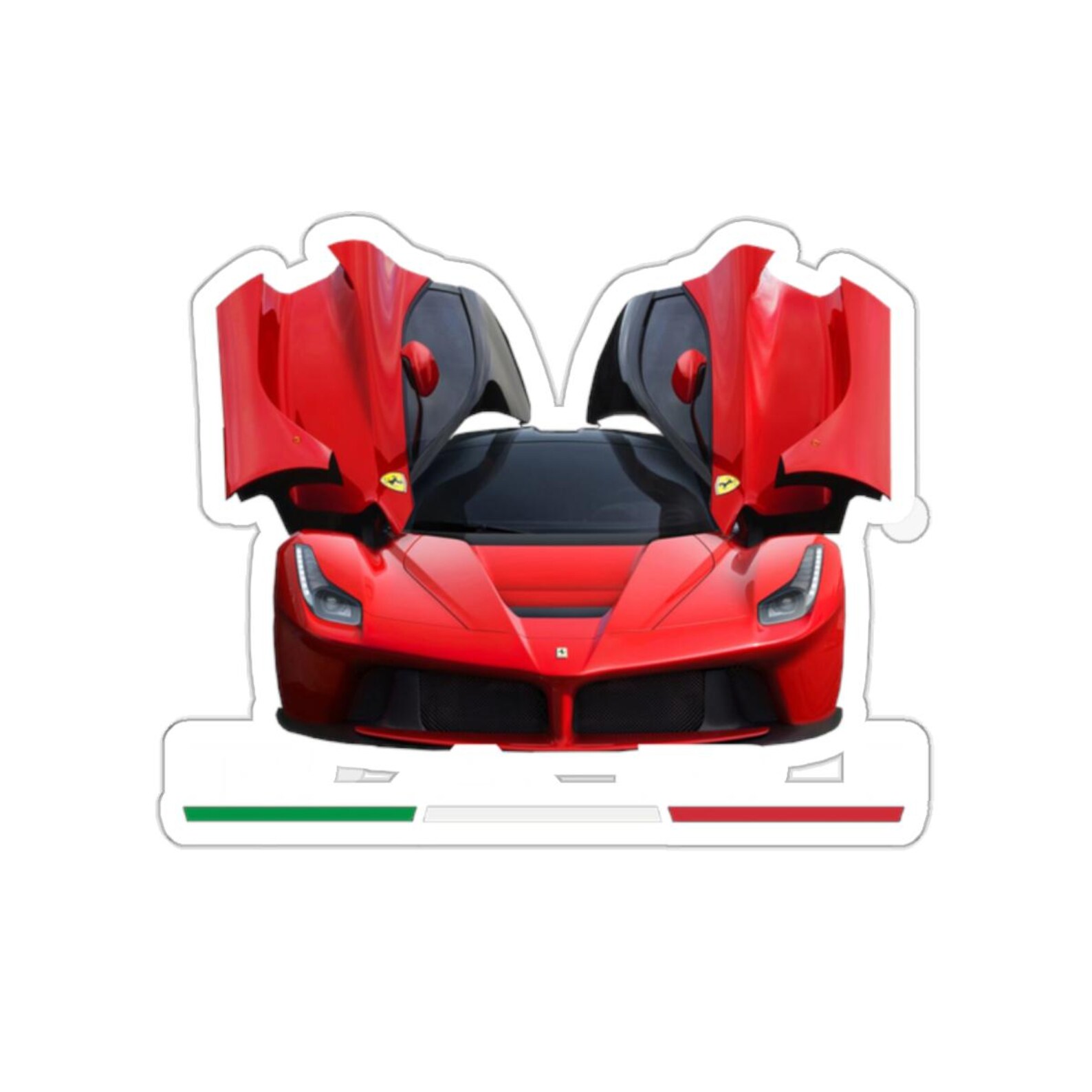 Supercar Sticker: Glossy Vinyl Car Decal for Laptop - Etsy