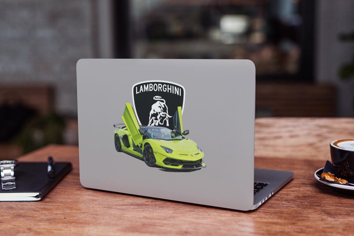 Aventador Supercar Sticker: Glossy Vinyl Car Decal - Etsy