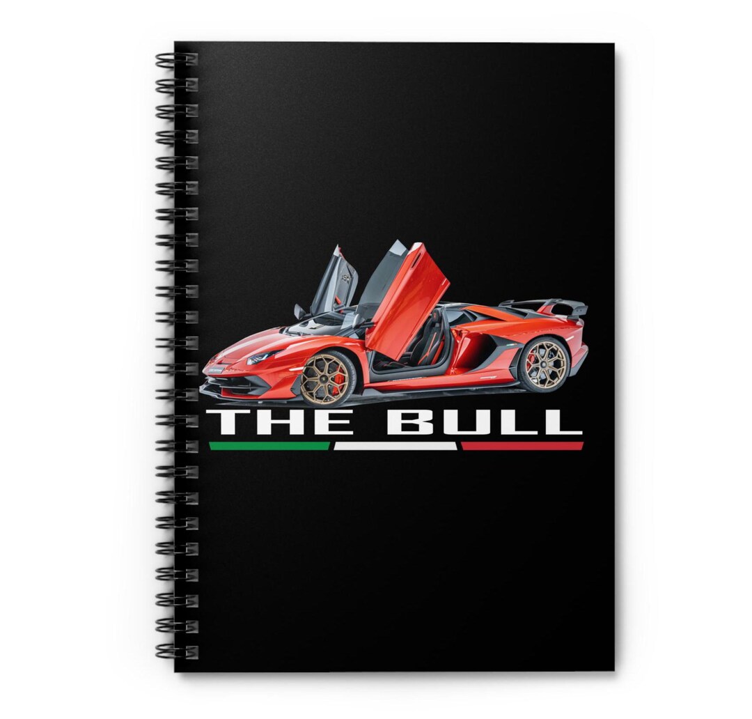 Supercar Spiral Notebook: Ruled Line Paper, Car Gifts - Etsy