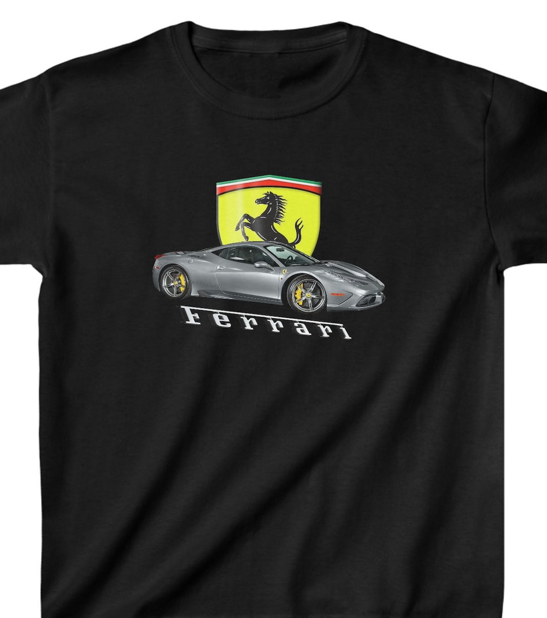Kids Ferrari T Shirt, Youth Ferrari Shirt, Gifts for Boys, Gifts for ...