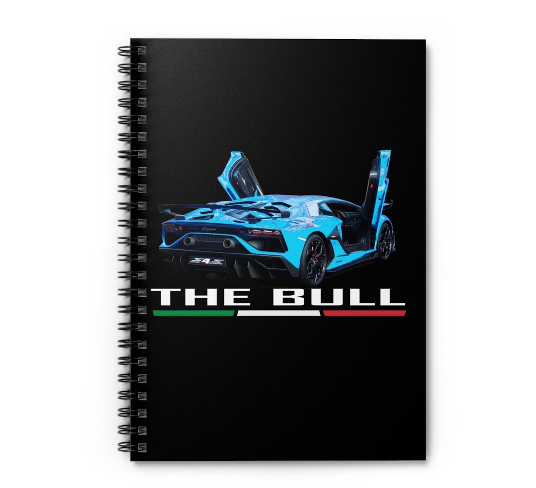 Supercar Spiral Notebook: Ruled Line Paper, Car Gifts - Etsy