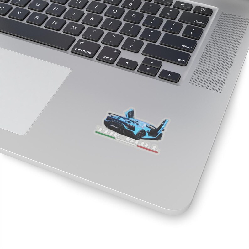 Supercar Sticker: Glossy Vinyl Car Decal for Laptop - Etsy