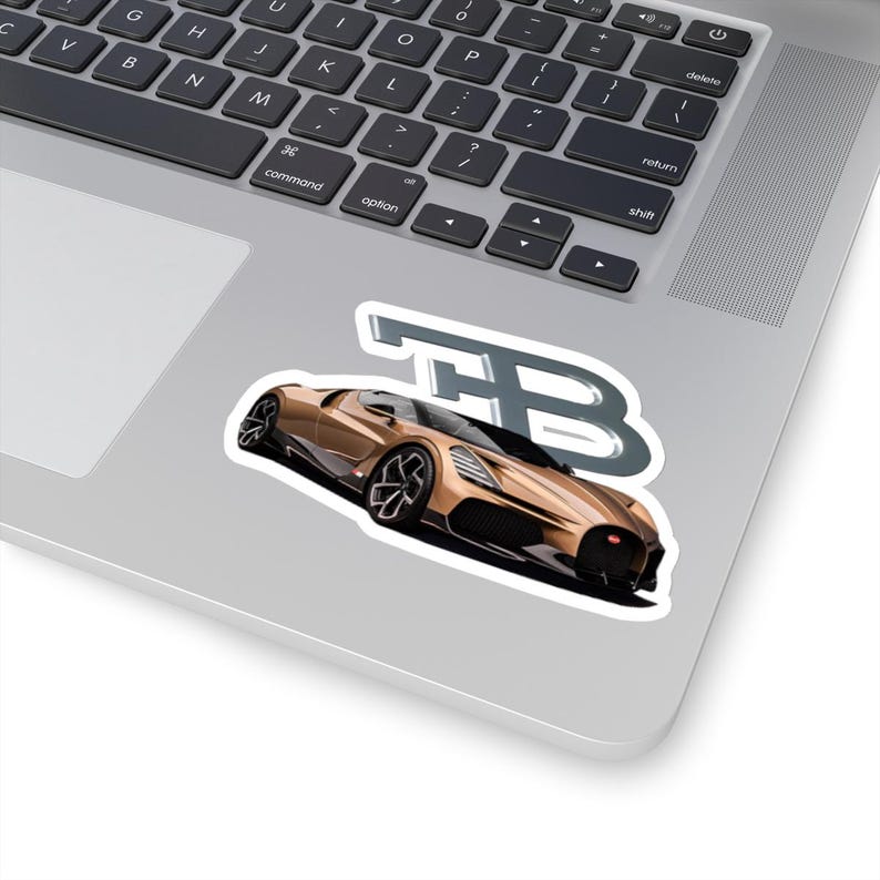 Supercar Sticker: Glossy Vinyl Car Decal for Laptop - Etsy