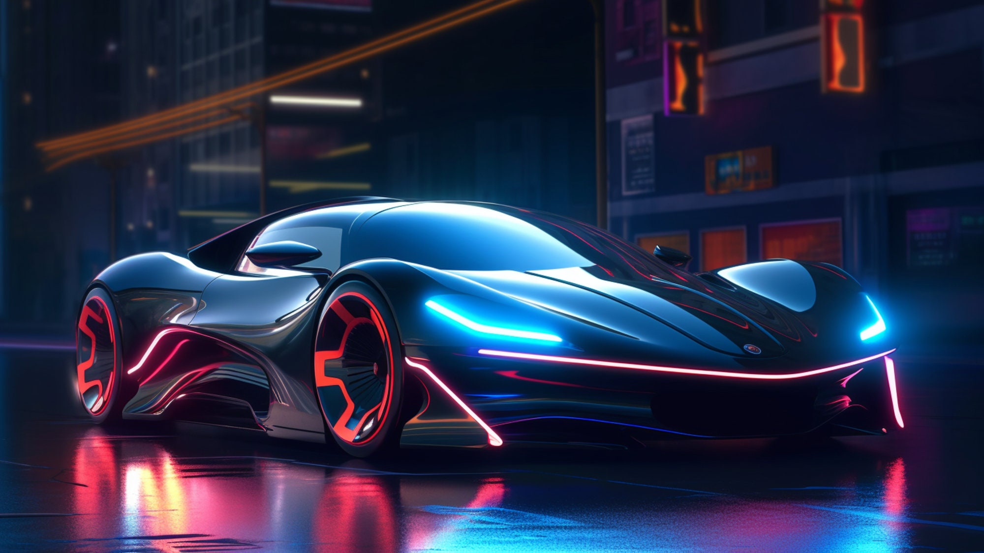 Future Supercar | AI Art Image | Futuristic Vehicle Design | Iridescent ...