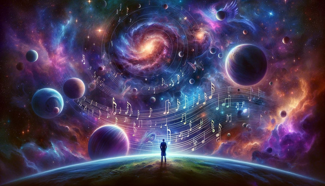 Harmony of the Spheres Celestial Symphony Art Grand Cosmic Orchestra - Etsy