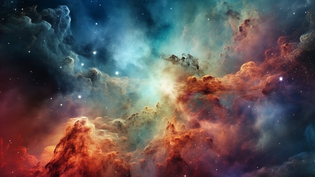 Radiant Nebula | AI Art Image | Astrophotographic Style | Deep Space ...