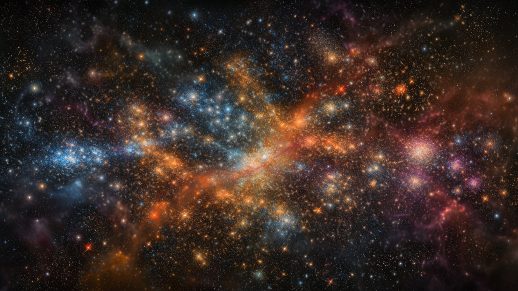 Astronomy Wonderland | Ai-generated Universe Art | Vibrant Cosmos Art ...