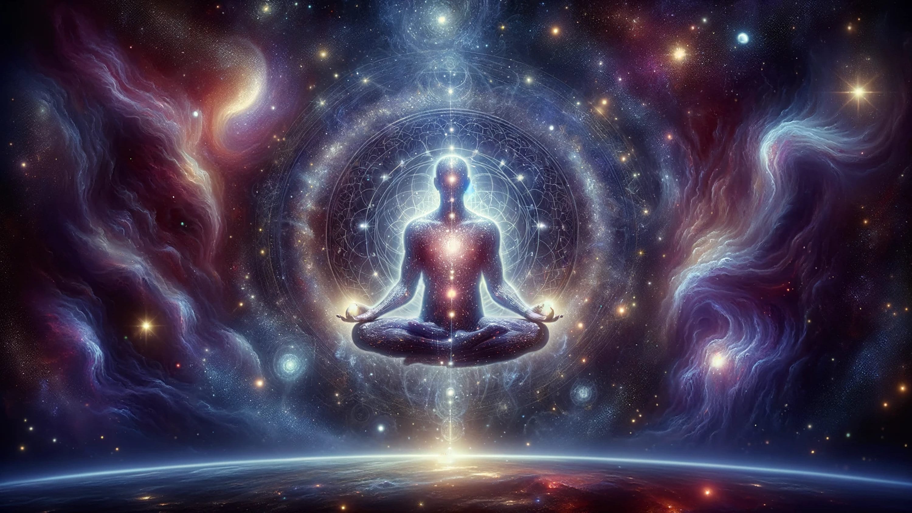 Astral Serenity | Mindfulness in the Cosmos | Tranquil Meditation Space ...