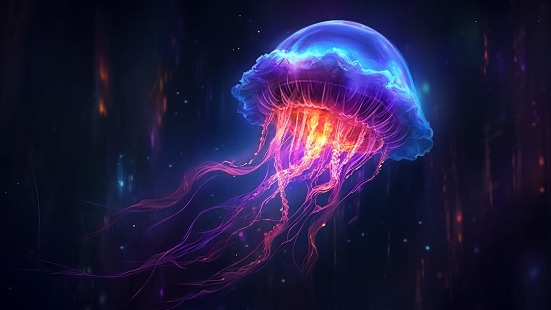 Galactic Jellyfish | AI Art Image | Cosmic Entity | Surreal Space Art ...