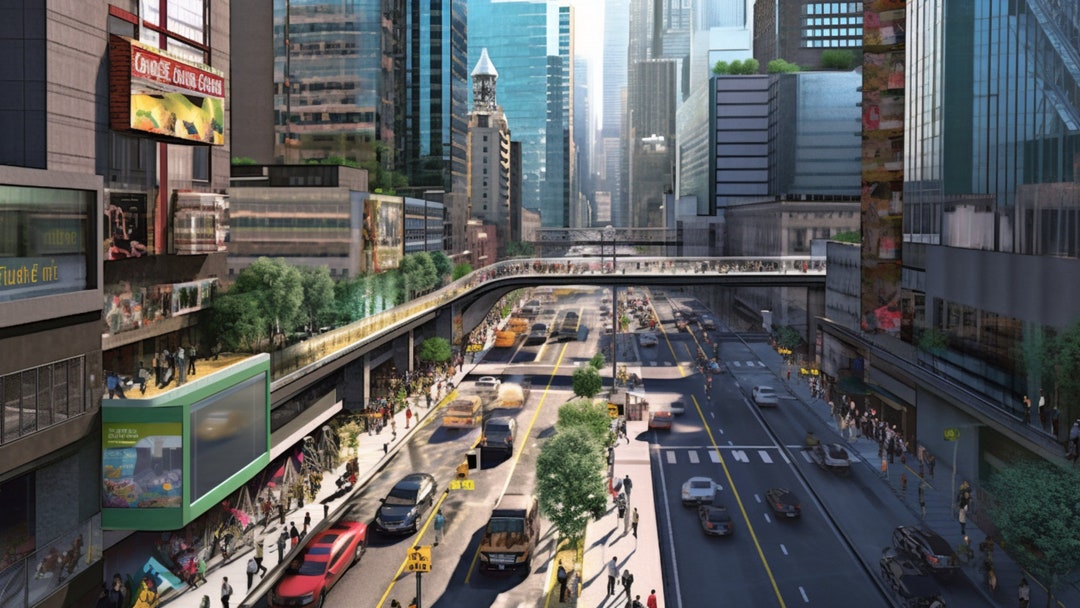 Modern City | AI Art Image | Modern Cityscape | Skyscrapers | 16:9 and ...