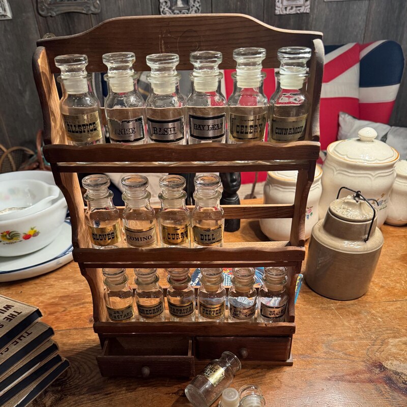 Vintage Spice Rack - Etsy