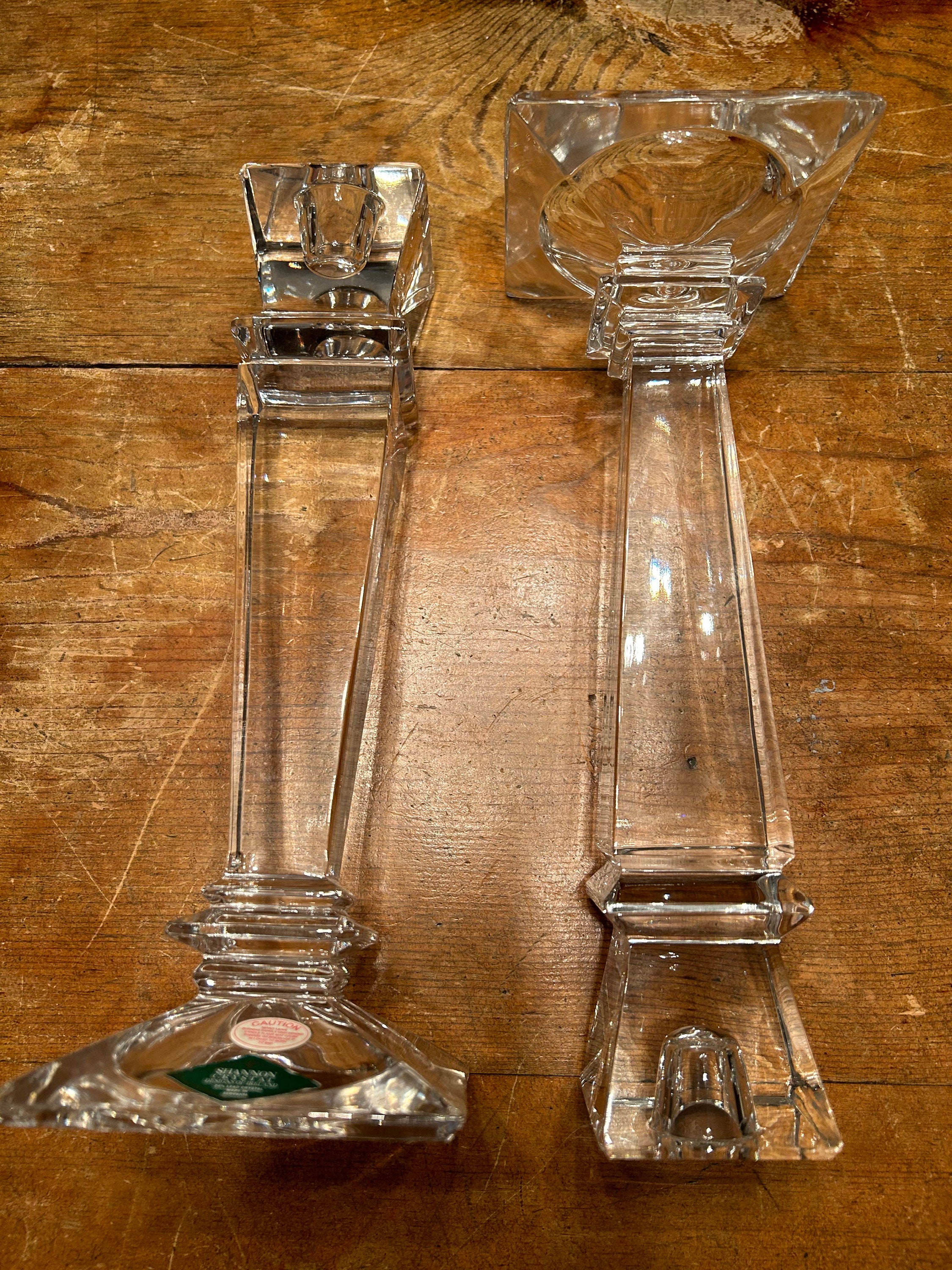 Candlesticks by Shannon Crystal Ireland - Etsy