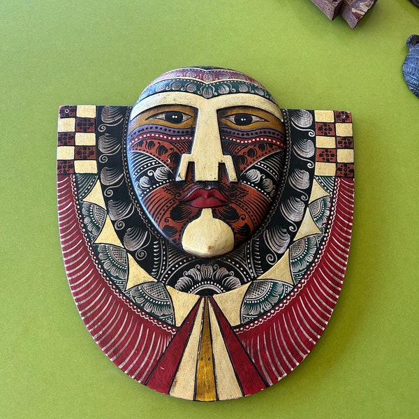Mayan Mask - Etsy