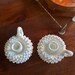Fenton Hob Nail. Pair of Milk Glass Candlesticks - Etsy