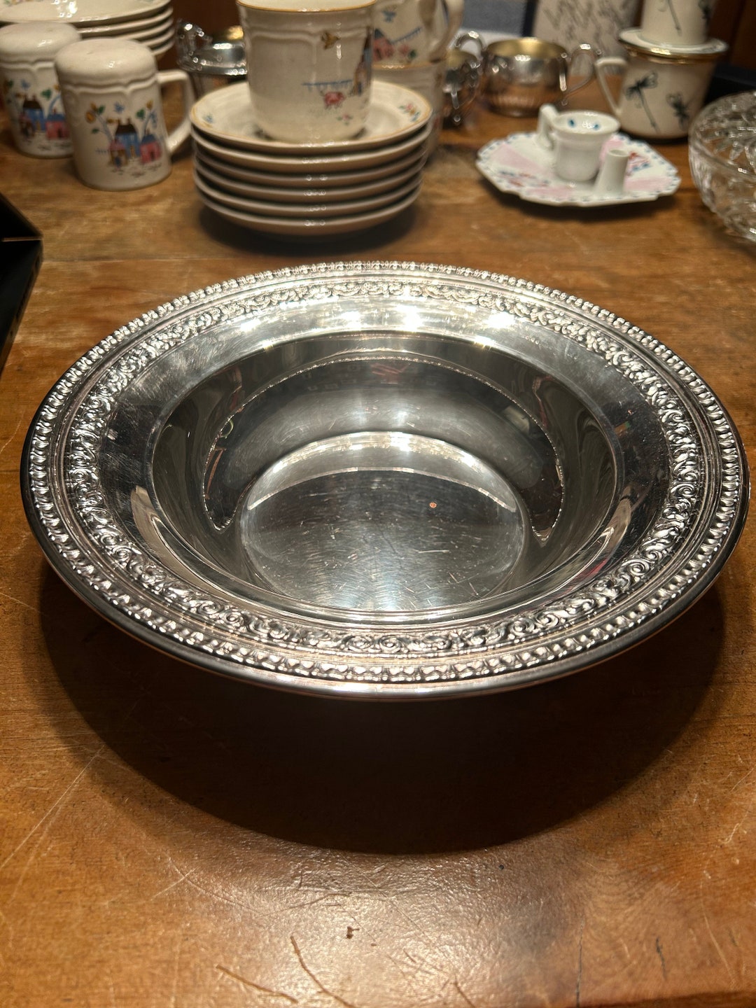 Silver Bowl, Reed & Barton 10” Bowl - Etsy