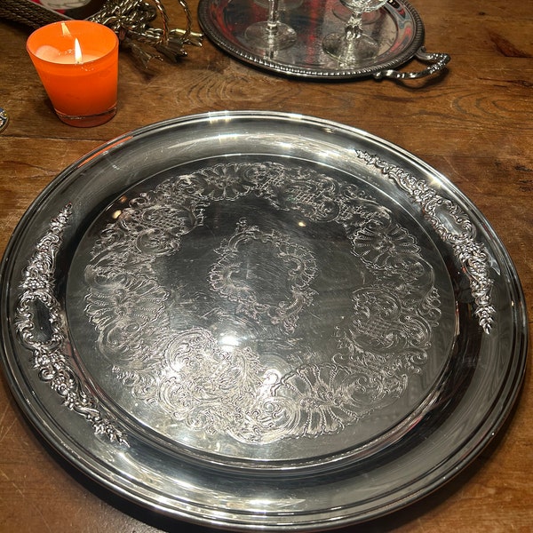 Silver Tray - Etsy