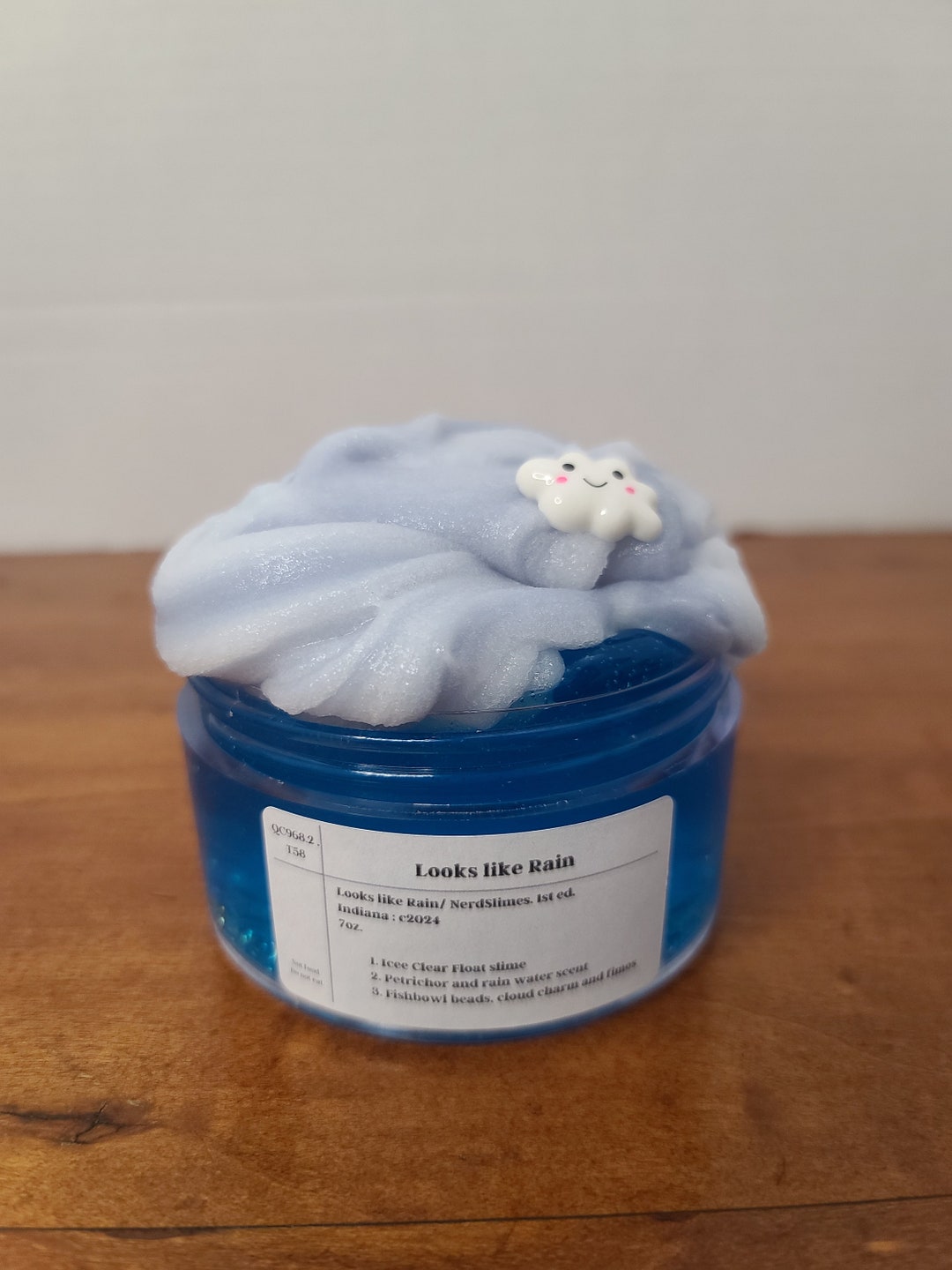 Looks Like Rain Clear Icee Float Slime Rain Water and Petrichor Scent 7 ...