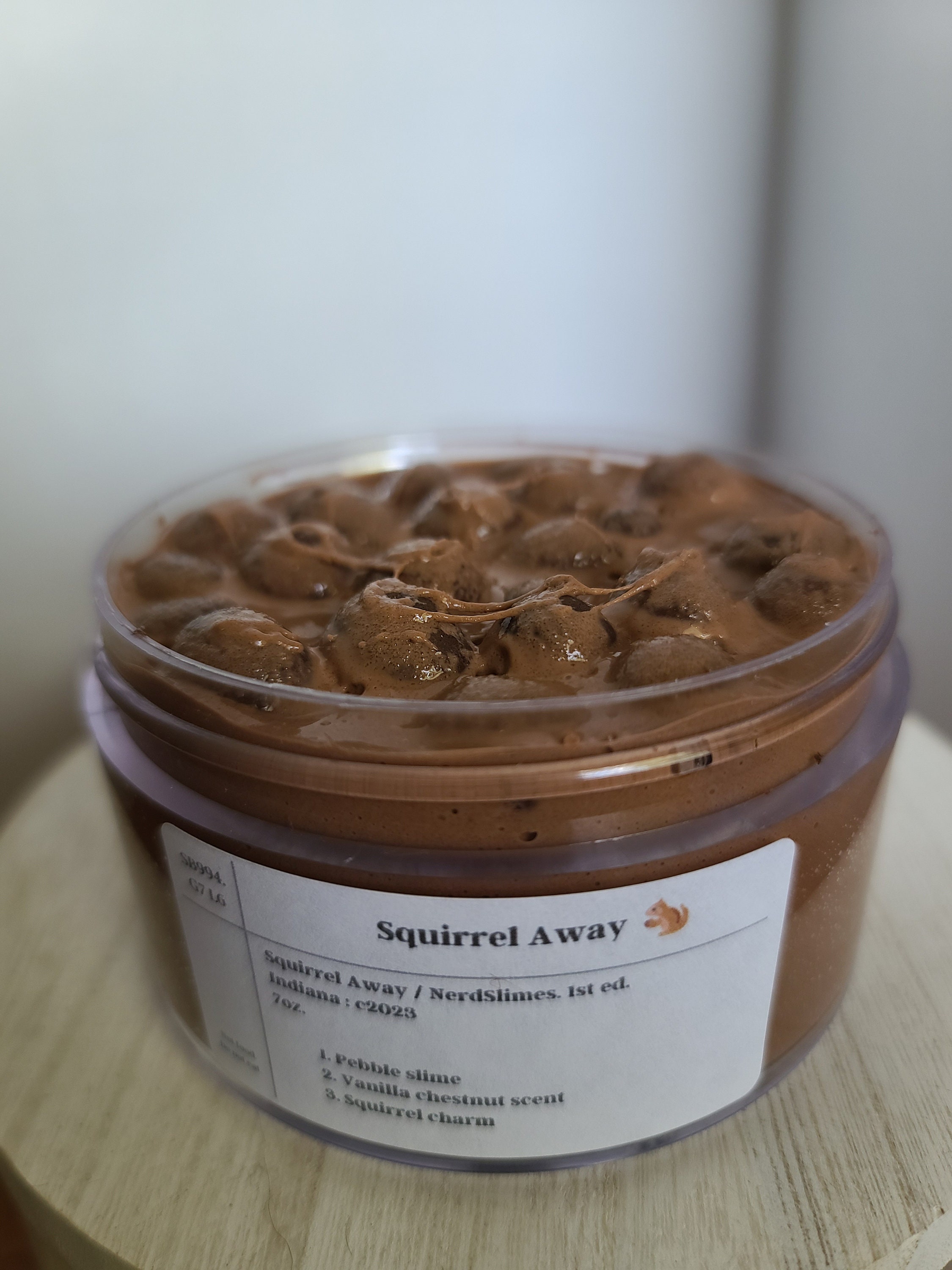 Squirrel Away Pebble Bead Creme Slime Vanilla Chestnut Scent 7 Oz. - Etsy