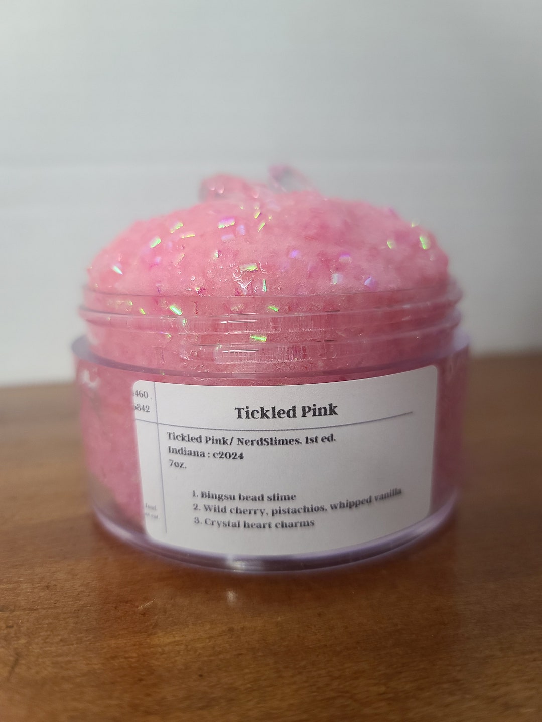 Tickled Pink Bingsu Slime Cherry and Pistachio Scent Valentines Day ...
