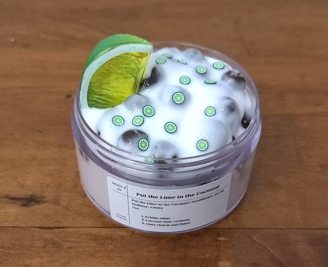 Put the Lime in the Coconut Pebble Bead Slime Coconut Lime Verbena ...