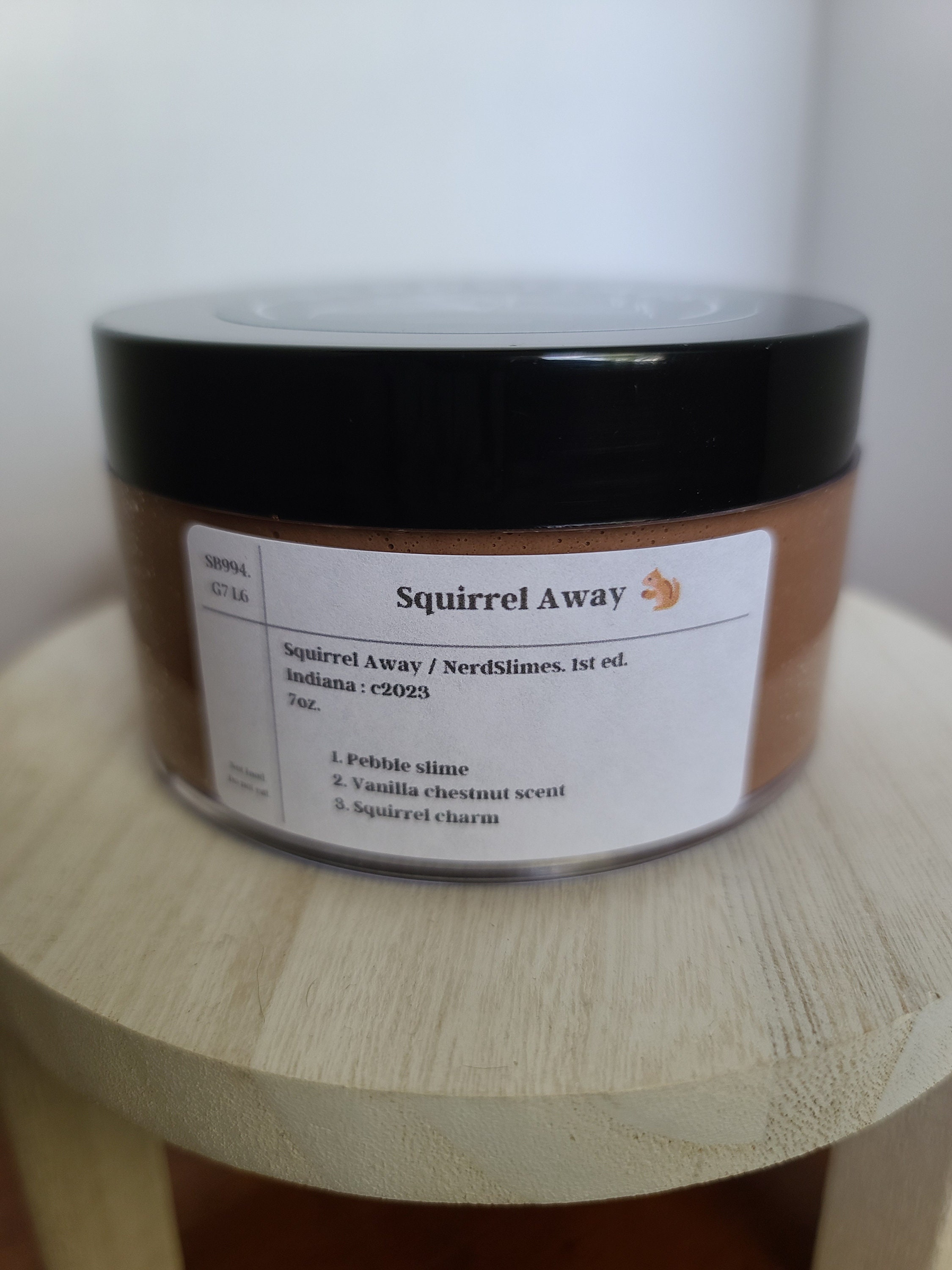 Squirrel Away Pebble Bead Creme Slime Vanilla Chestnut Scent 7 Oz. - Etsy