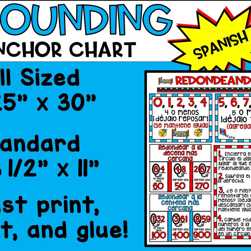 Rounding Anchor Charts - Etsy