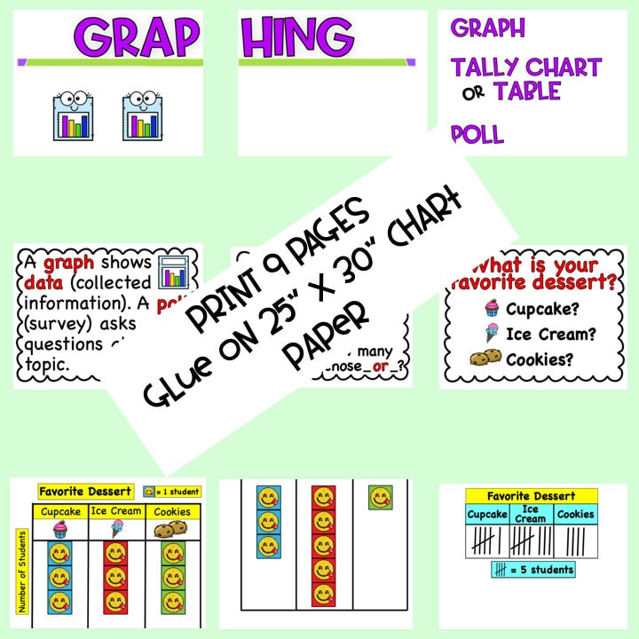 Graphing Anchor Chart | First Grade - Etsy