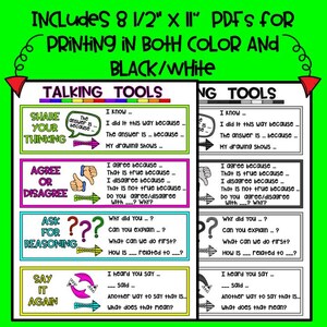 Talking Tools Anchor Chart | 2nd Grade - Etsy