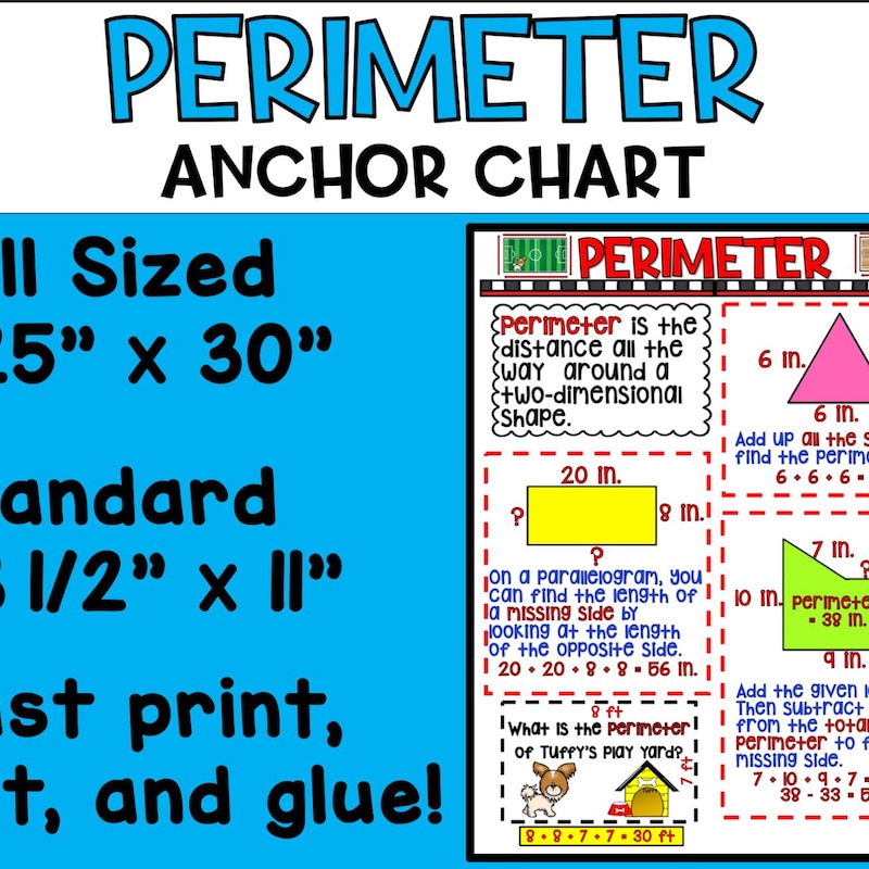 Perimeter Anchor Chart - Etsy