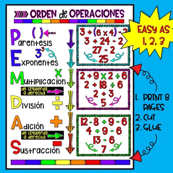Orden De Operaciones Pemdas
