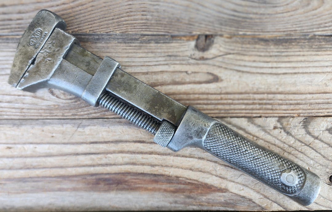 Vintage Pexto 12" Adjustable Pipe Wrench - Steam Fitters All Steel ...