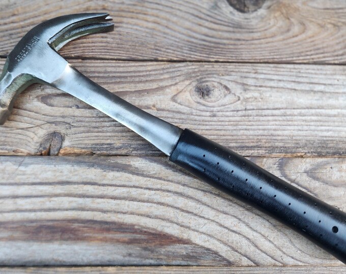Vintage Craftsman 3825-16OZ-M Claw Hammer W/ Rubber Grip & Nail Puller ...