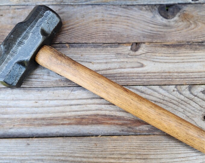 Vintage "m" Double Faced 8 LB Sledge Hammer - Woodsman Blacksmithing 16 ...