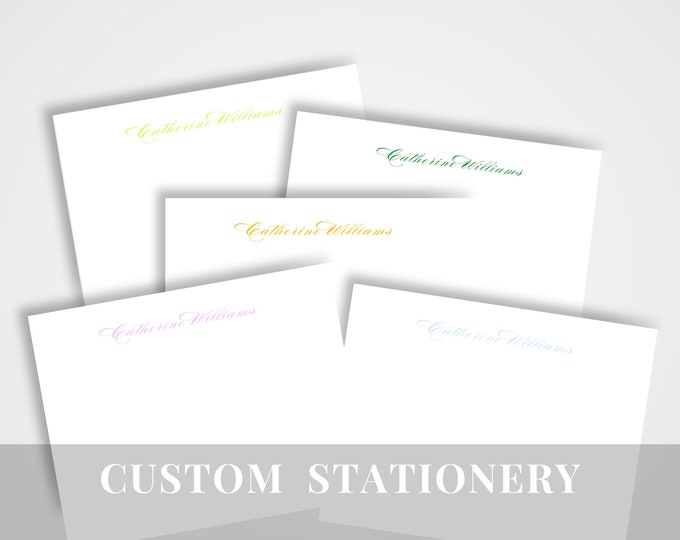 Personalized Name Stationery | Stationery With Return Address ...