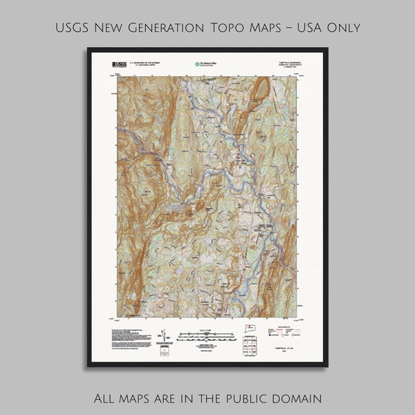 Usgs Map - Etsy