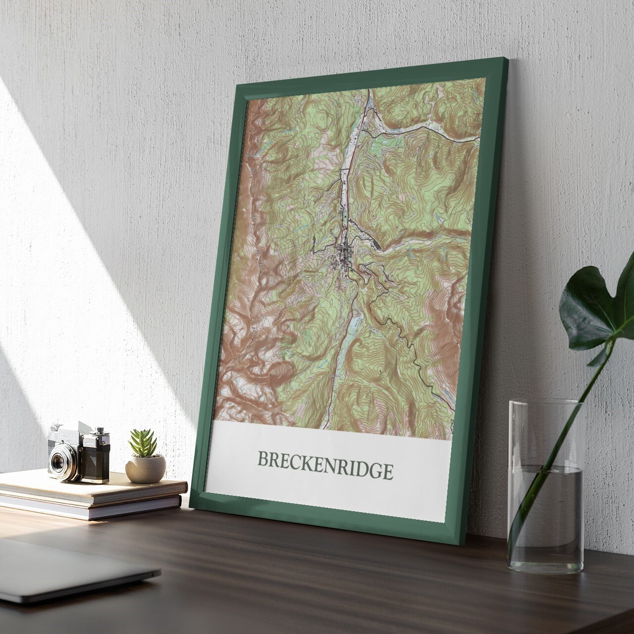 Breckenridge Colorado Topo Map in the Style of USGS Topo Maps, Rocky ...