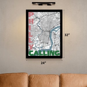 Philly Calling Map Poster Based on Iconic Album Covers - Etsy