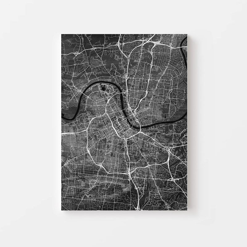 Chalkboard Map - Etsy