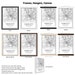 Map of Any City Town Favorite Place Custom Map Any City Any - Etsy
