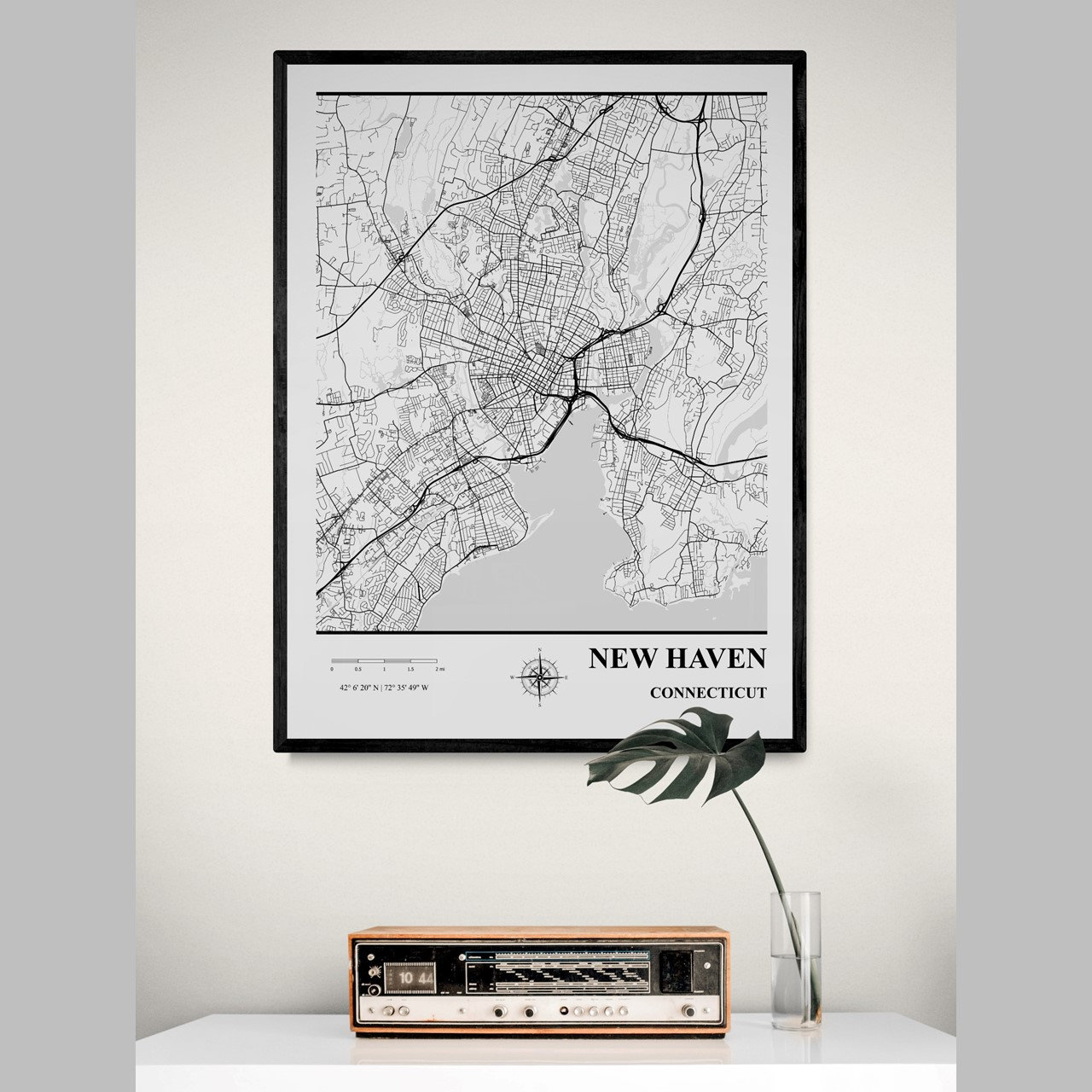 Map of Any City Town Favorite Place Custom Map Any City Any - Etsy