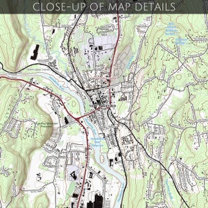 Custom Topo Map for Anywhere in the World USGS Topo Map Style for a ...