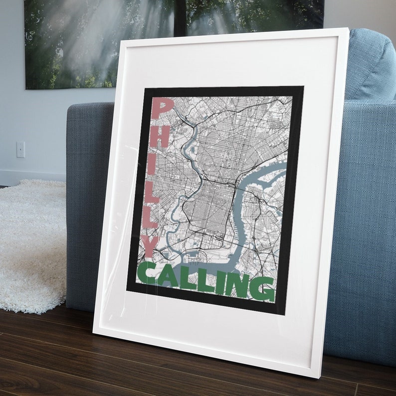 Philly Calling Map Poster Based on Iconic Album Covers - Etsy