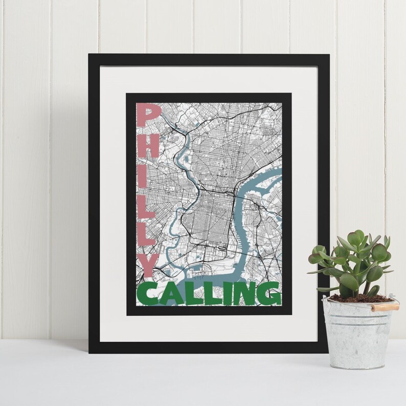 Philly Calling Map Poster Based on Iconic Album Covers - Etsy